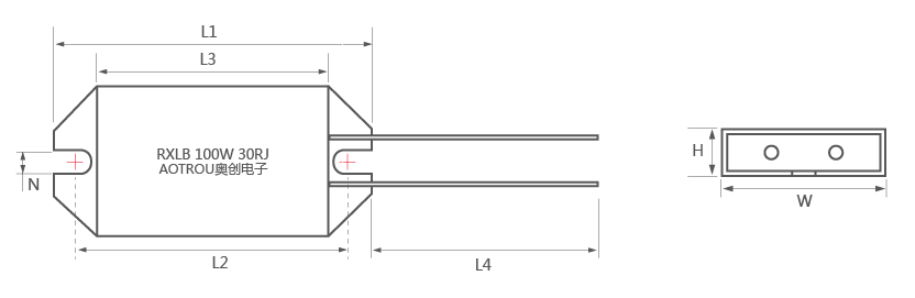 RXLB功率型超薄铝壳电阻器_AOTROU奥创官网